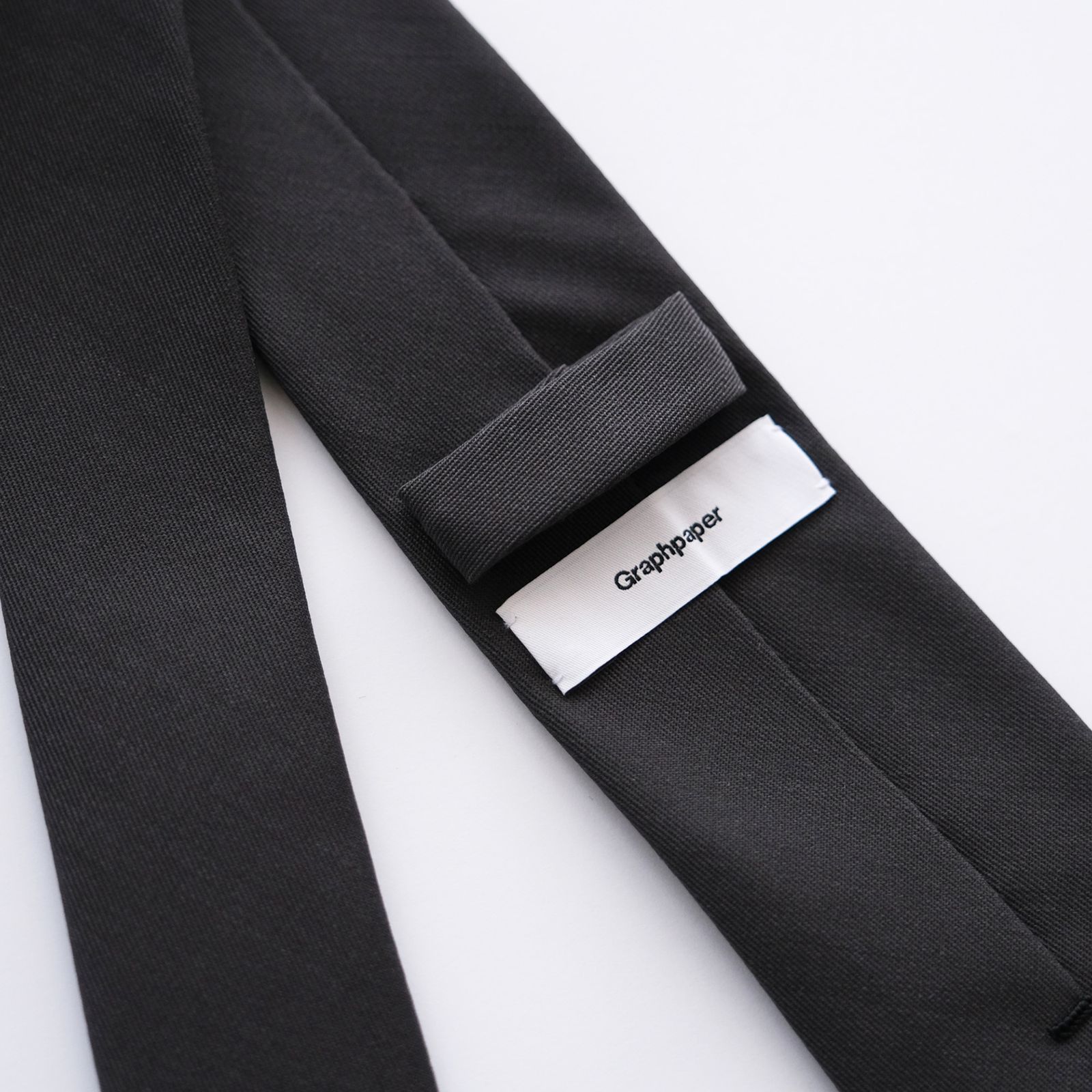 Graphpaper - Scale Off Wool Necktie -ネクタイ-(C.Gray / C Graphpaper - Scale Off Wool Necktie -ネクタイ-(C.Gray / C