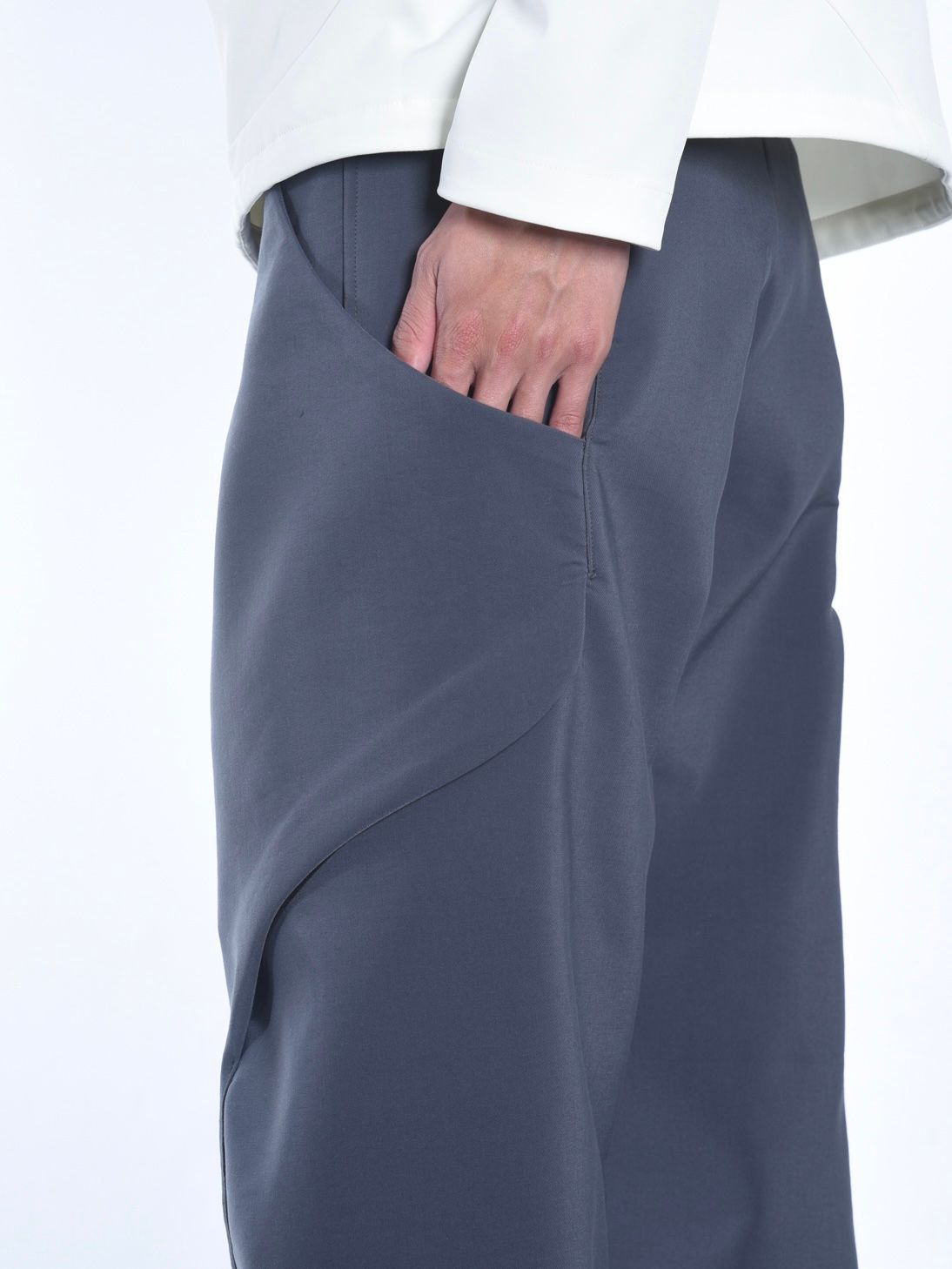 ryaw - 【24AW】WG パンツ / WG PANTS / グレー | STORY ryaw - 【24AW】WG パンツ / WG PANTS / グレー | STORY