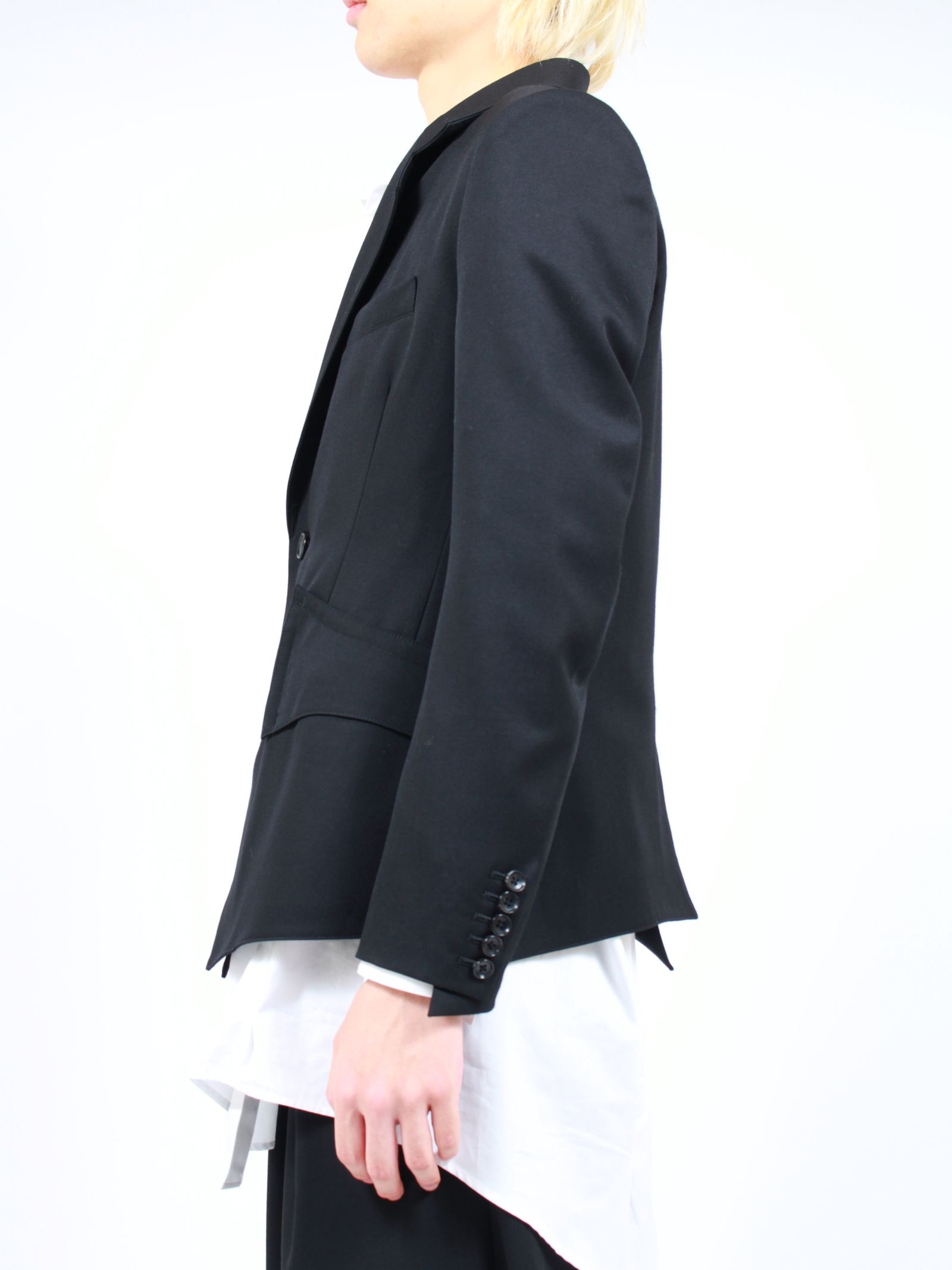 sulvam - 【24SS】ツーボタン ベンツ シングル ジャケット / 2 BUTTON VENTS JACKET / ホワイト | STORY