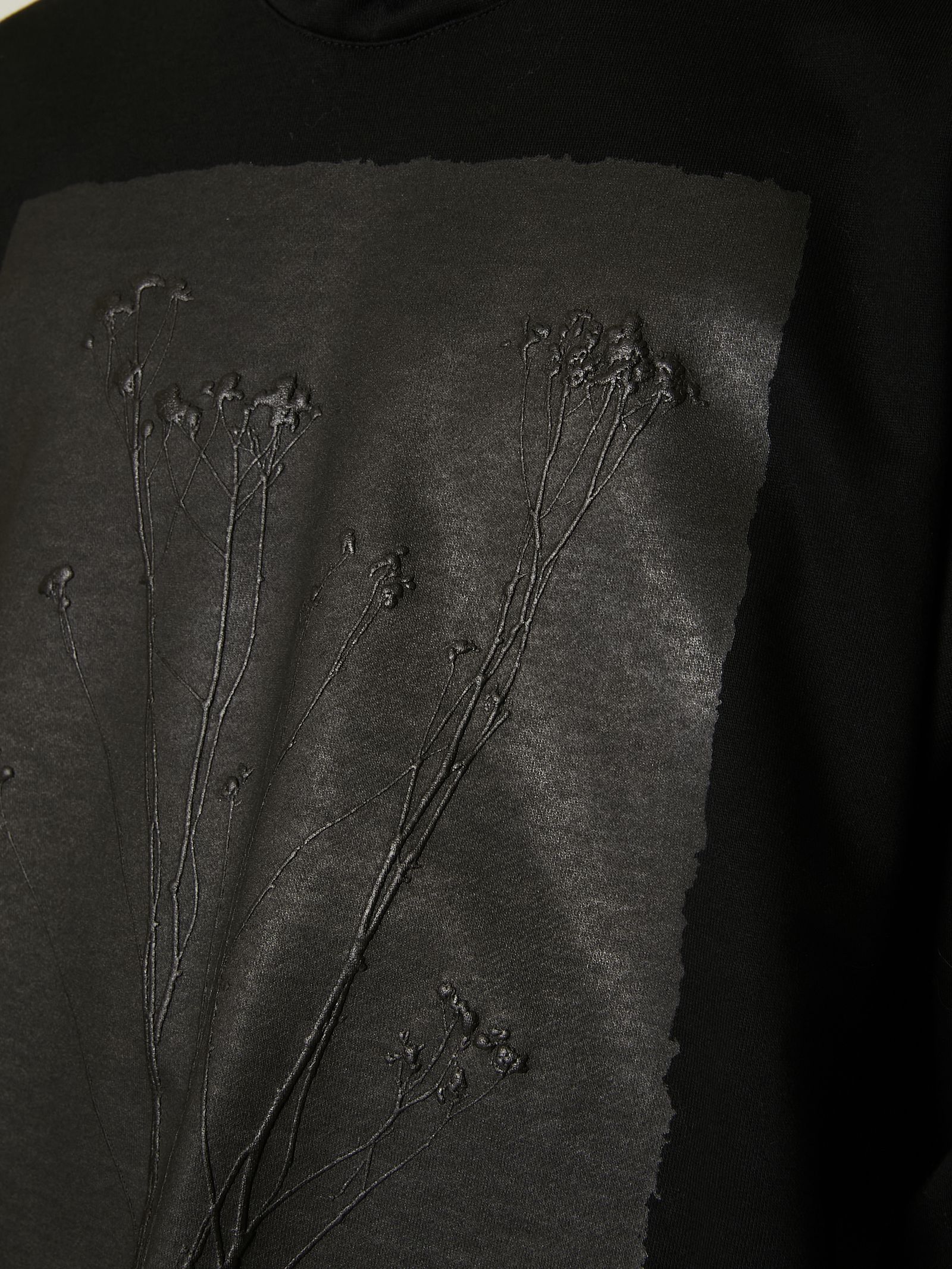 TAAKK - 【24AW】プレスドフラワープリント ジャージーパーカー TAAKK - 【24AW】プレスドフラワープリント ジャージーパーカー